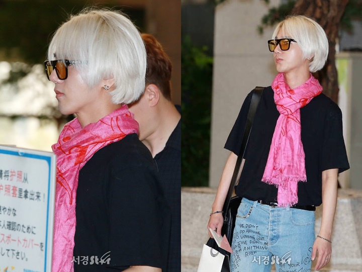 Tampil Nyentrik dengan Syal Pink, Yesung Diejek Tiru Gaya GD