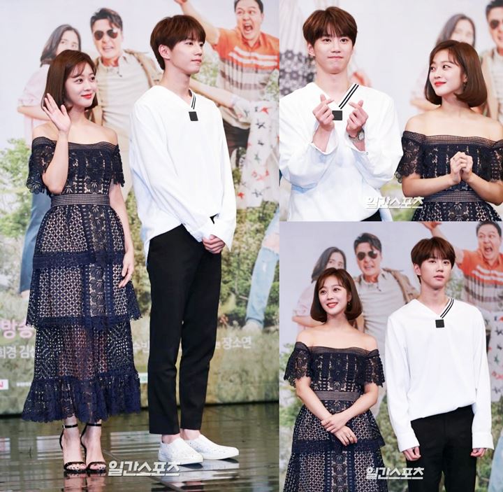 Serasi di Preskon Drama Baru, Jun U-Kiss dan Jo Bo Ah Asyik Selfie Bareng