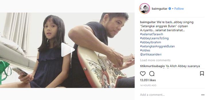 Beri Iringan Gitar, Baim Ungkap Dua Anaknya Punya Hobi yang Sangat Berbeda