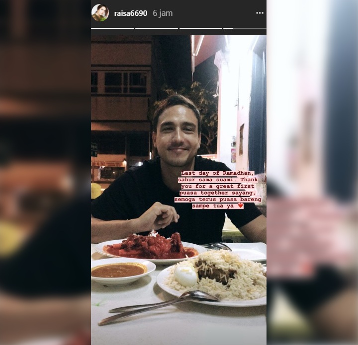 Jalani Ramadan Pertama sebagai Istri, Raisa Beberkan Keromantisan ...