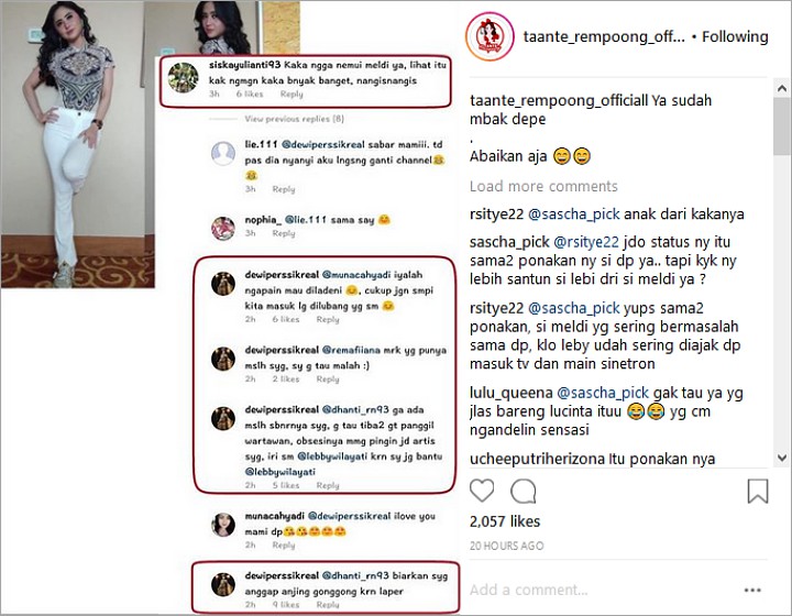 Berseteru, Dewi Persik Sebut Sang Keponakan Terobsesi Jadi Artis