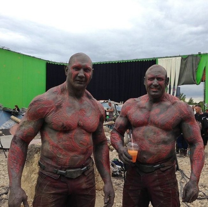 Dave Bautista dan Rob de Groot 'Guardians of the Galaxy'