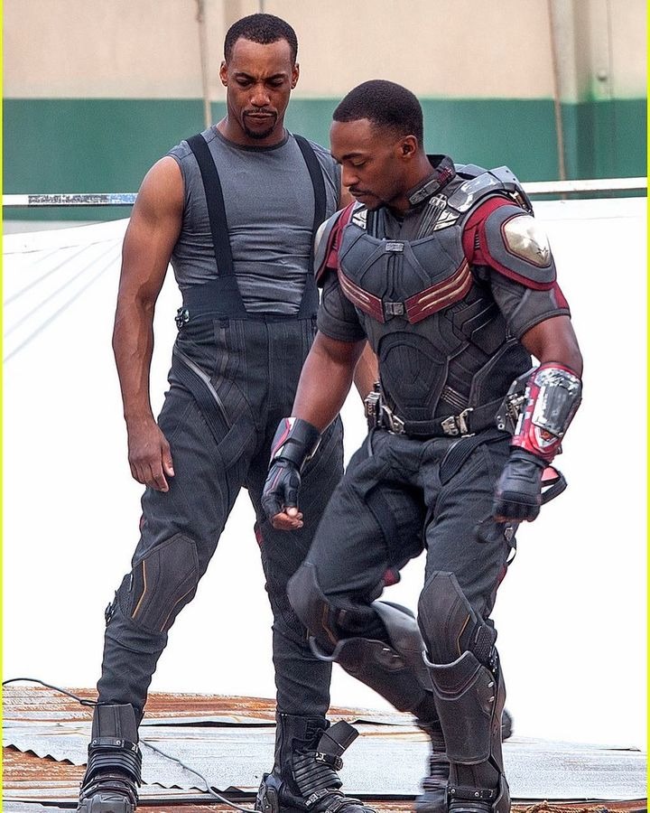 Anthony Mackie and Aaron Toney 'Avengers'