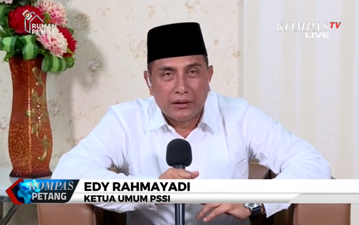 Ini Alasan Dibalik Sikap Ketus Ketua PSSI Edy Rahmayadi Saat Wawancara Live di Kompas TV