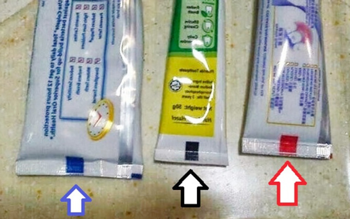 Kode Warna di Kemasan Pasta Gigi Menandakan Kandungan di Dalamnya ...