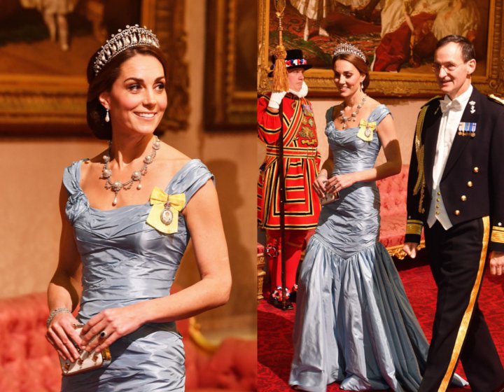 Gunakan Tiara Putri Diana, Kate Middleton Tampil Super Cantik