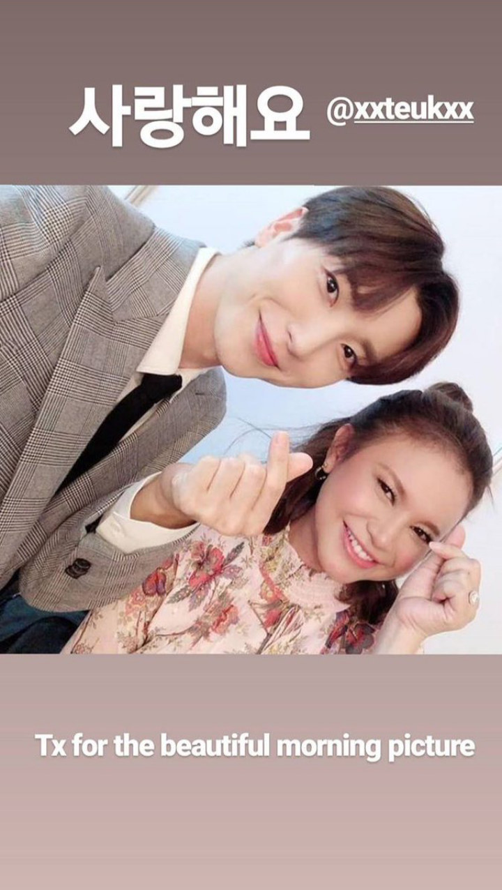 Girang Selfie Bareng Leeteuk SuJu dan Bakal Kolaborasi, Rossa: Saranghaeyo