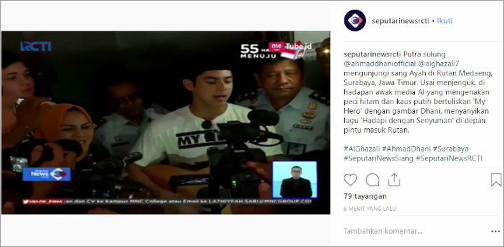 Al Ghazali Jenguk Ahmad Dhani, Aksi Ngamen di Rutan Medaeng Dicap Cengeng