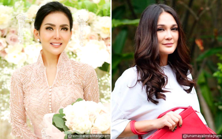 Syahrini dan Luna Maya Sama-Sama Gendong Bayi, Lebih Cocok Mana?