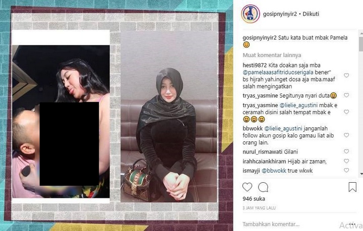 Foto Vulgar Pamela Safitri 'Digigit' Pria Beredar, Netter Ejek Wanita Murahan