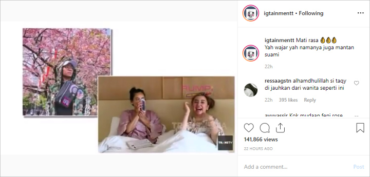 Salmafina Sunan Ungkap Perasaannya Pada Taqy Malik, Langsung Ngakak Geli Hingga Ngaku Mati Rasa