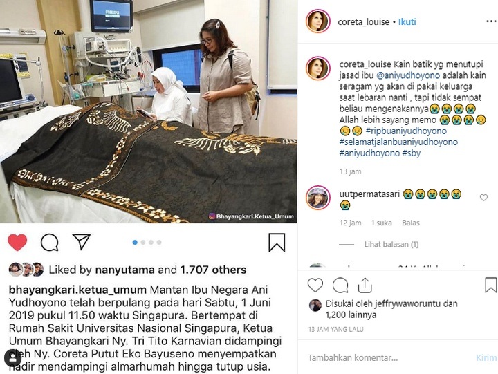 Unggahan Annisa Pohan Sebelum Ani Yudhoyono Meninggal, Sandra Dewi Cantik Pakai Baju Emas-Topik Pagi