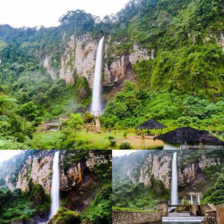 Keindahan Curug Ngebul di Cianjur