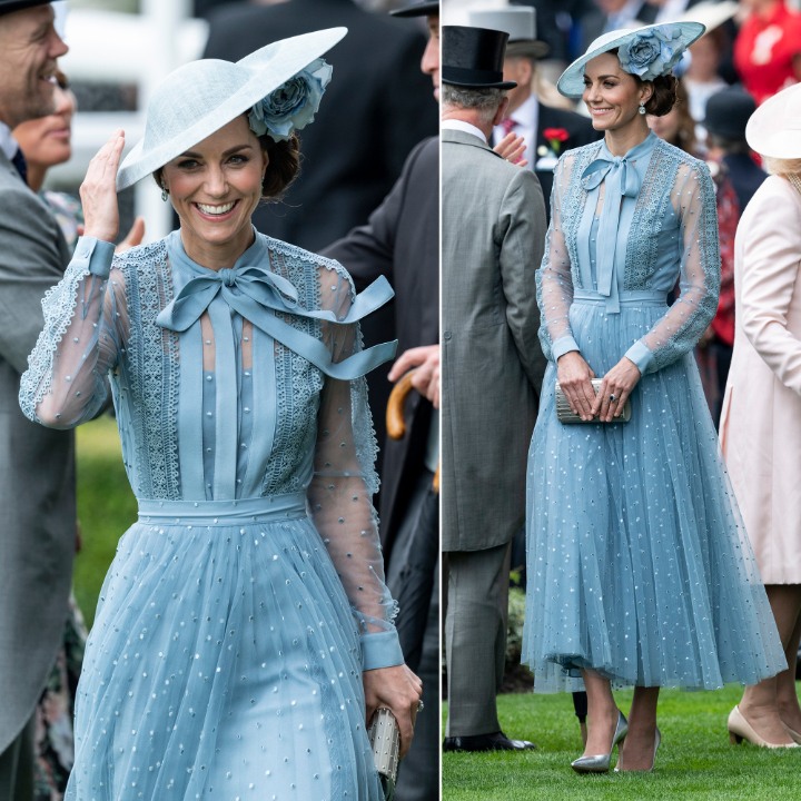 Kate Middleton Tampil Super Cantik Pakai Gaun Transparan di Royal Ascot ...