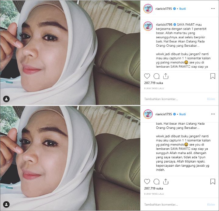 Ria Ricis Bocorkan Bakal Bikin Buku Usai Heboh Video 'Saya Pamit ...