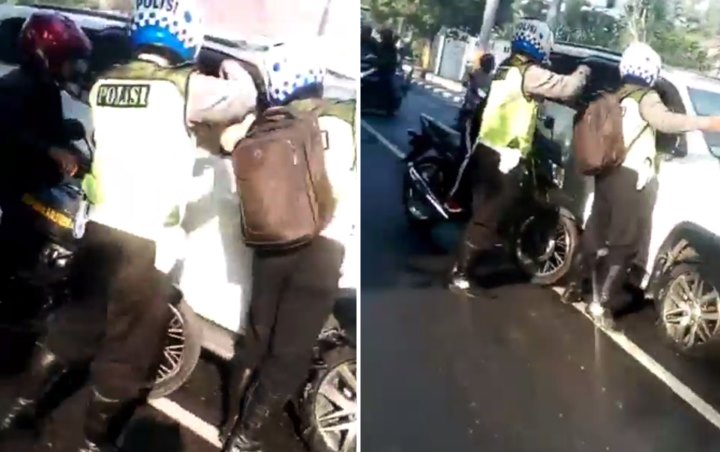 Bak Film Action, Polisi Kejar Pelaku Tabrak Lari Hingga Todongkan Pistol di Mojokerto