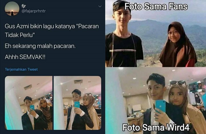 Kedekatan Putri Yusuf Mansur dan Gus Azmi untuk Proyek Film Tuai Respon ...