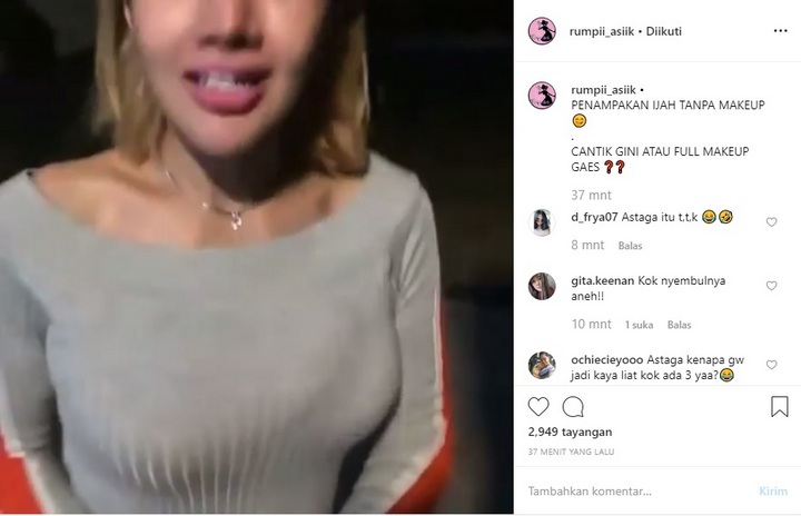 Barbie Kumalasari Pamer Wajah Tanpa Make-Up, Sumpalan di Dada Jadi Sorotan