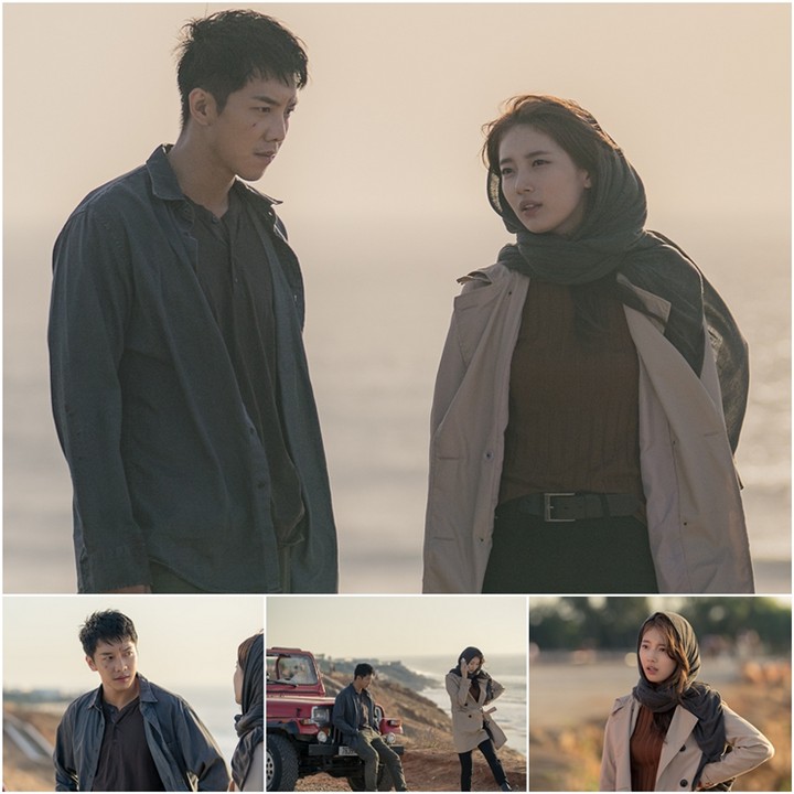Suzy dan Lee Seung Gi Saling Tatap Penuh Rasa Frustrasi di 'Vagabond'