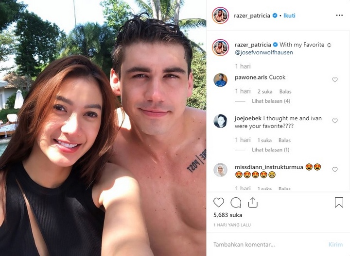 Putus dari Rezky Aditya, Razer Patricia Sudah Move On ke Bule Ganteng Ini?