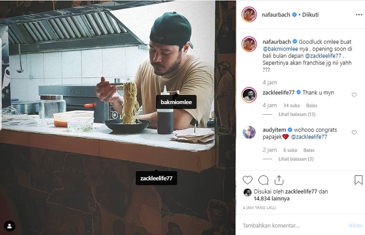 Tolak Mentah CLBK, Nafa Urbcah Kembali Diminta Balikan Dengan Zack Lee Gara-Gara Postingan Ini