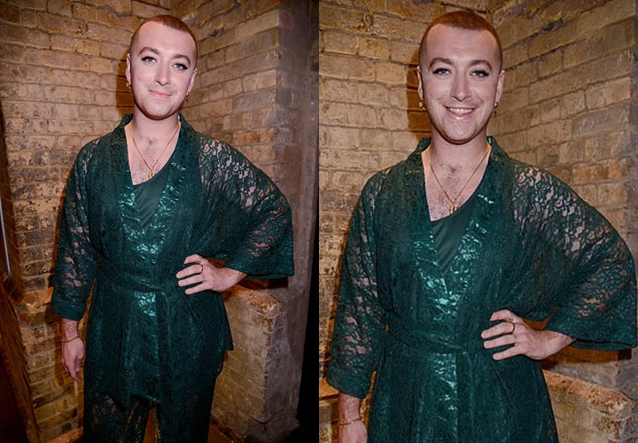 Sam Smith Nekat Pakai Makeup dan Baju Wanita di Acara Award, Intip ...