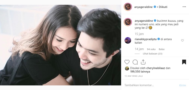 Anya Geraldine Pamer Mesra Bareng Pacar 'Bucin', Komentar Rian D'Masiv Jadi Sorotan