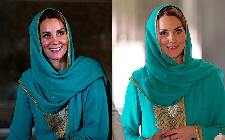 Cantiknya Kate Middleton Pakai Kerudung Saat Kunjungi Masjid di ...