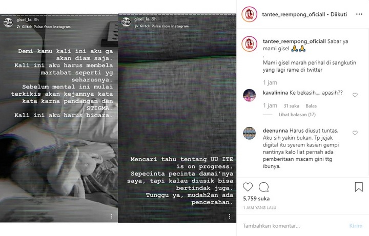 Gisella Anastasia Geram Dikaitkan dengan Video Mesum, Siap Lapor Polisi?