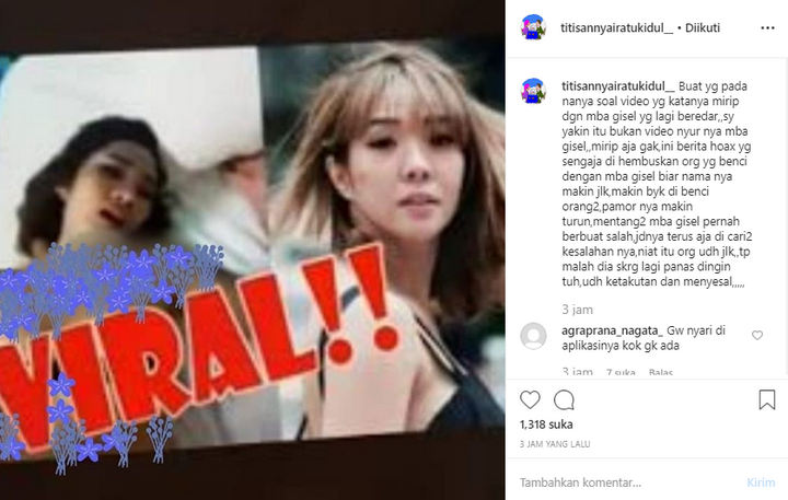 Ramalan Nyai Kidul Soal Video Syur Gisella Anastasia