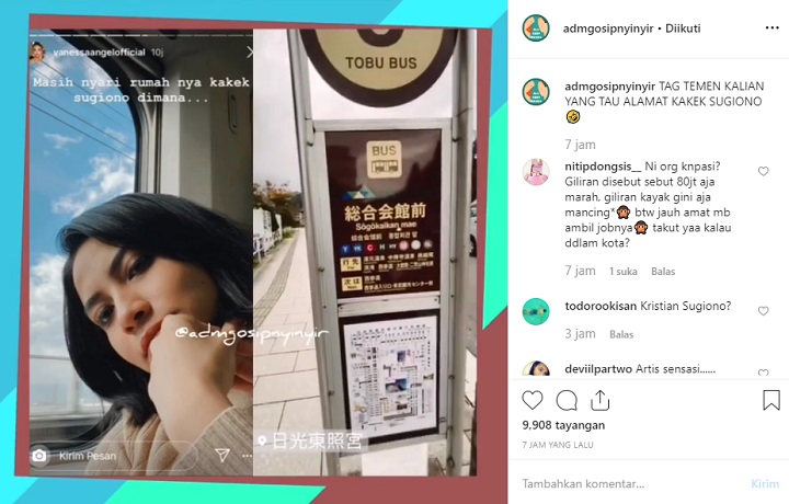 Vanessa Angel Masih Ngebet Temukan Alamat Kakek Sugiono Mumpung di Jepang Tuai Reaksi Sadis