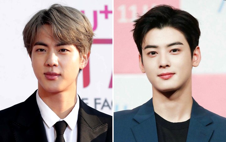 Rambut Mullet Jin BTS dan Cha Eunwoo Diadu, Siapa Lebih Cakep?