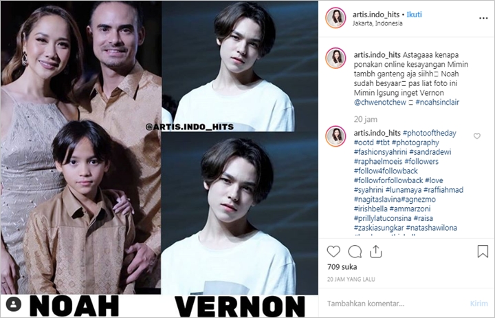 Putra Tampan Bunga Citra Lestari dan Ashraf Sinclair Disebut Mirip ...