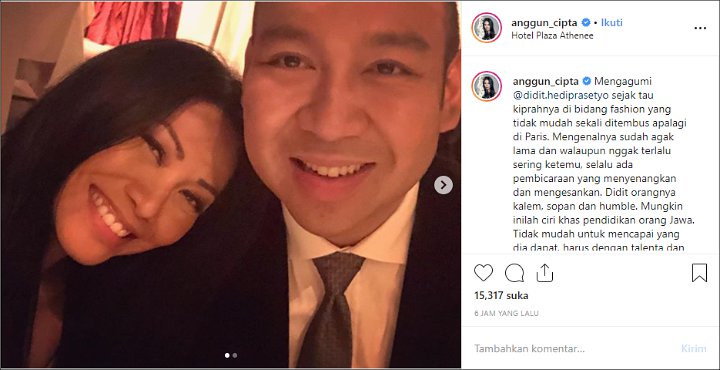 Anggun Puji Putra Prabowo Sebagai Sosok Cinta Tanah Air, Netter 'Sentil' Agnez Mo