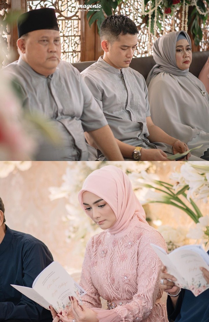 10 Momen Pengajian Hingga Akad Nikah Rezky Aditya dan Citra Kirana, Bahagia Bak Dunia Milik Berdua