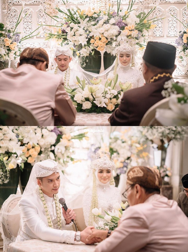 10 Momen Pengajian Hingga Akad Nikah Rezky Aditya dan Citra Kirana, Bahagia Bak Dunia Milik Berdua