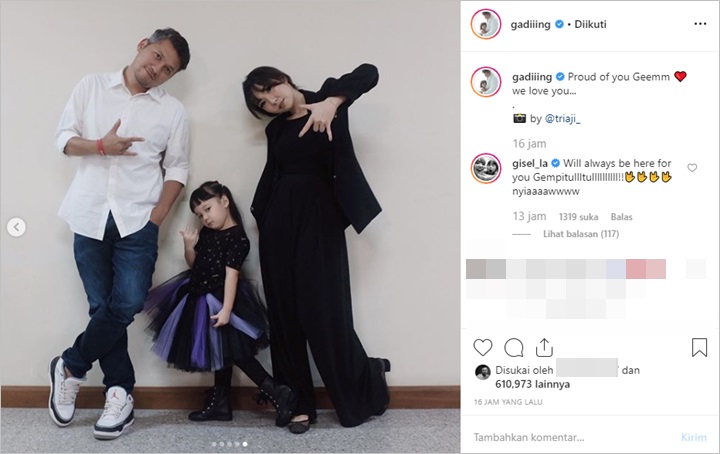 Gading Marten dan Gisella Anastasia Kompak Hadir Dalam Aksi Manggung Gempi Sukses Bikin Hati Adem