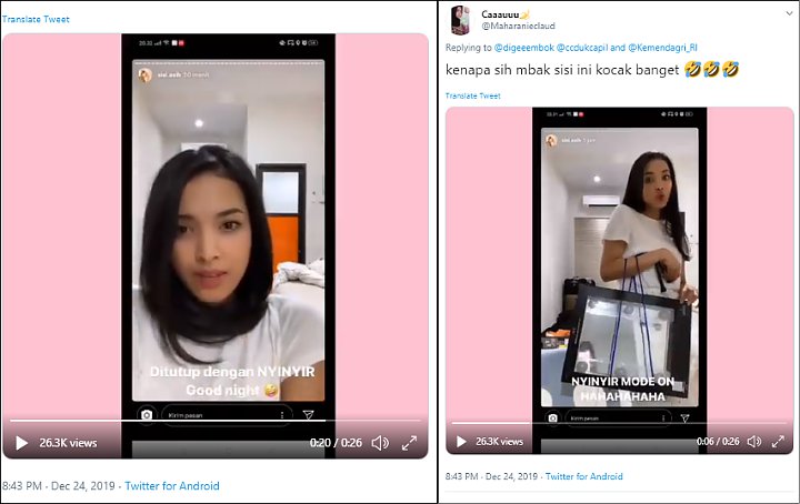 Sisi Asih Kocak Parodikan Puteri Ramli 'Sombongkan' Tas Mewah Puluhan Juta