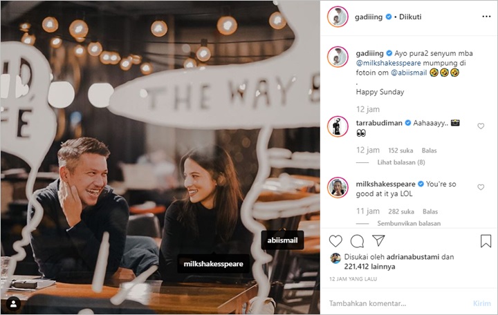 Gading Marten Makin Gencar Pamer Momen Kencan Dengan Juria Hartmans Bikin Netizen Jadi Baper