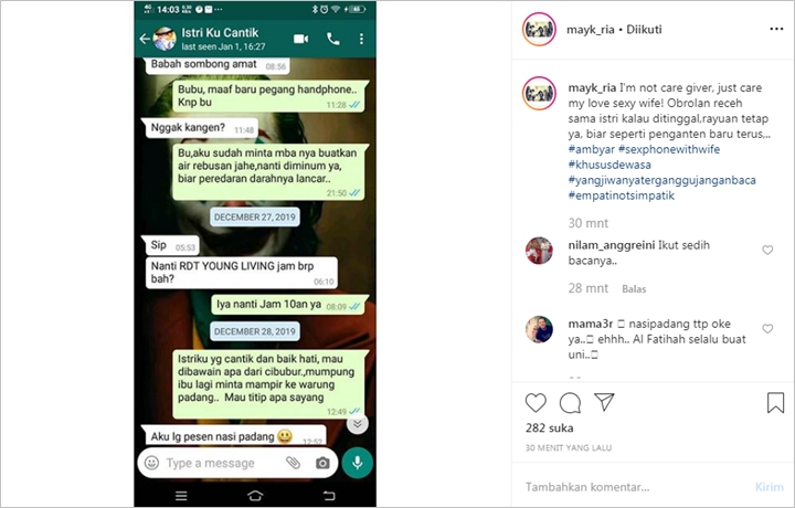Chat Ssi Istri Ku / Sakit Hati Dicuekin, Isi Chat WhatsApp Suami dengan ...