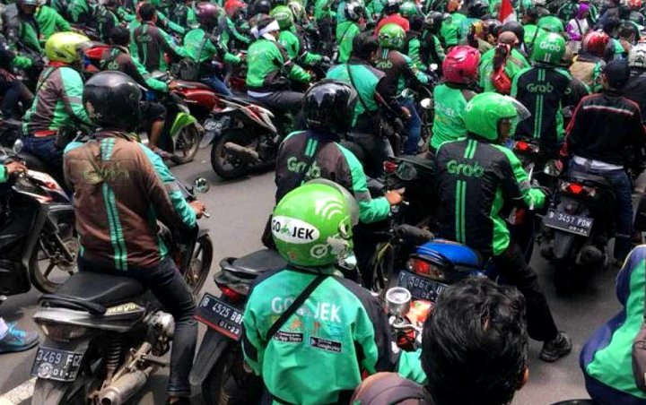 Demo di Kemenhub dan Istana, Driver Ojol: Kita Bukan Jongos Kita Pekerja!