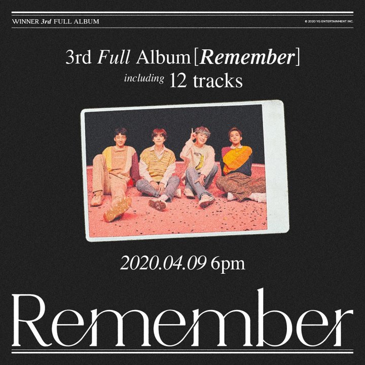 Winner Beri Fans Hadiah 12 Lagu Baru Dalam Full Album Comeback 'Remember'