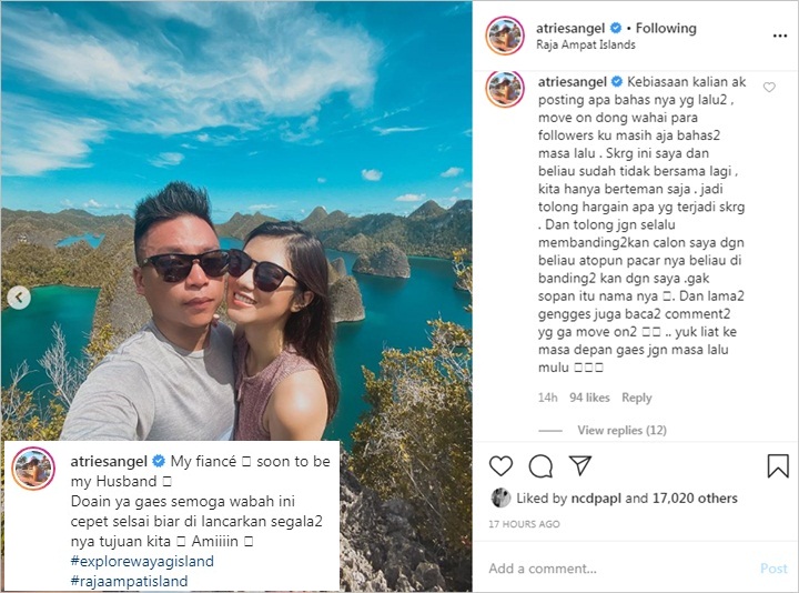 Atries Angel Murka Sang Tunangan Dibandingkan Dengan Chef Juna, Reaksi ...