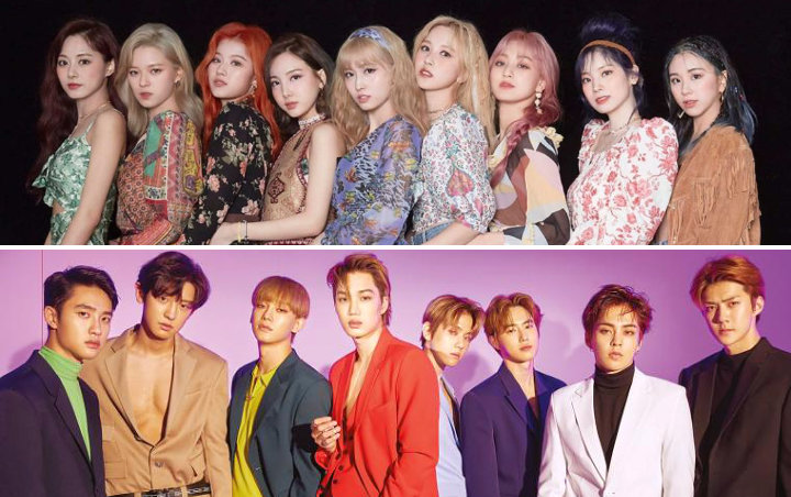 Netizen Komentari Visual TWICE dan EXO, Bak Kebun Bunga Saat Bersama