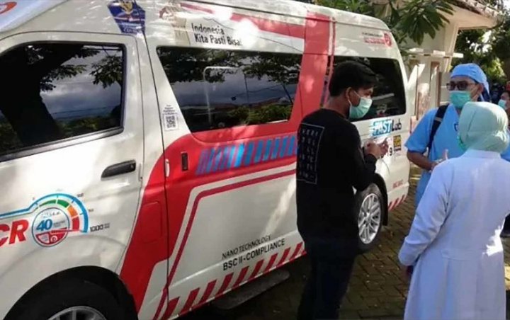 Sudah Uji 5 Ribu Warga, Mobil PCR BNPB Pamit dari Surabaya