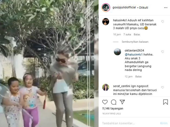 Syahrini Adu Lari Bareng Ponakan, Dada 'Bergetar' Picu Reaksi Sinis