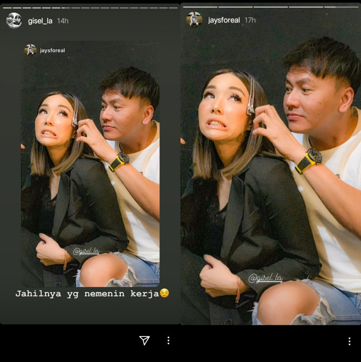 Gisella Anastasia dan Wijin Kompak Pamer Foto Mesra Makin Lengket, Tepis Rumor Putus