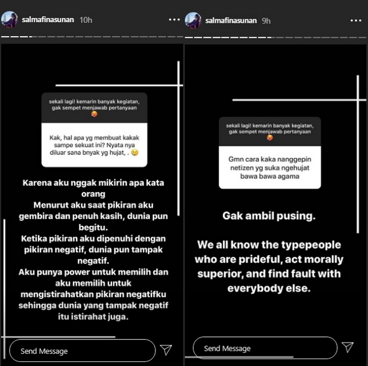 Salmafina Sunan Kalem Meski Dihujat Gara-Gara Bikini, Ini Kata Sang Ayah