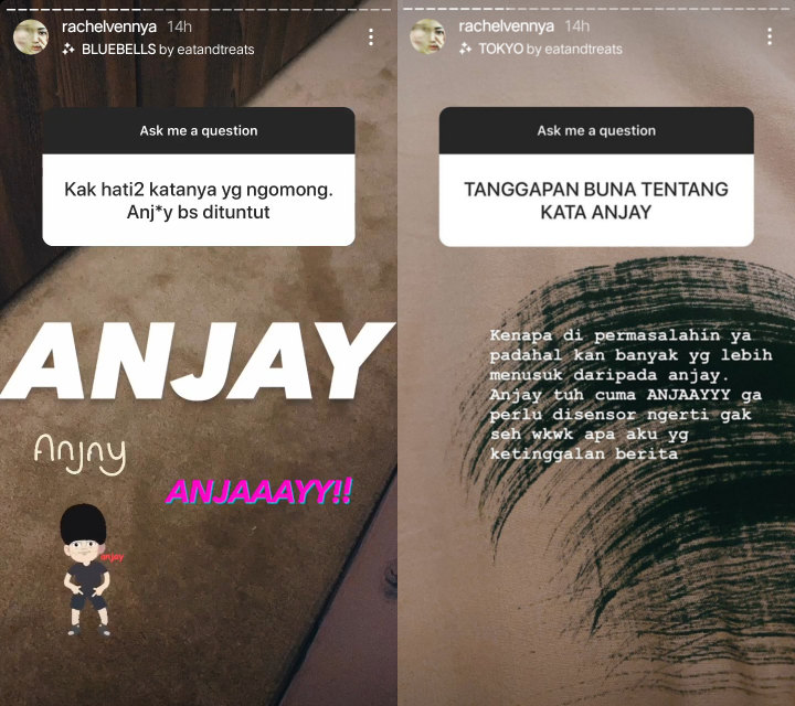 Diberi Peringatan, Rachel Venya Malah Santai Bilang 'Anjay' Sambil ...