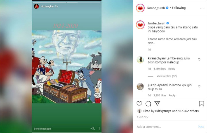 Kakak Tiri Nagita Slavina Posting Soal Kematian, Gideon Tengker Bongkar ...